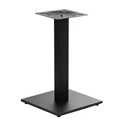 Metal central table leg with plastic weight, 40x40 cm, height 72..