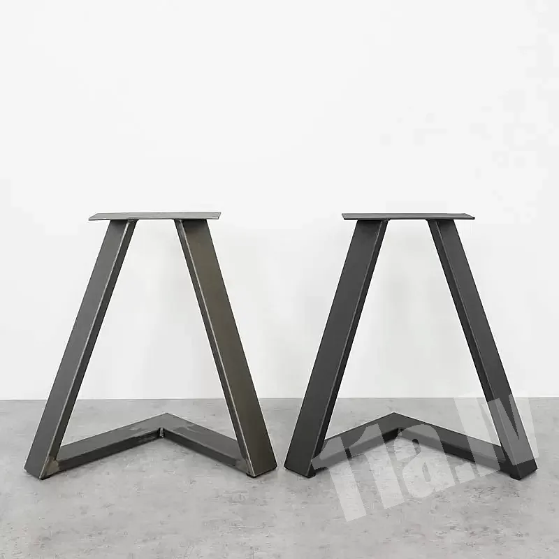 Trapeces Augstums 3D Metāla Galda Kājas No Tērauda, Augstums 45 Cm,